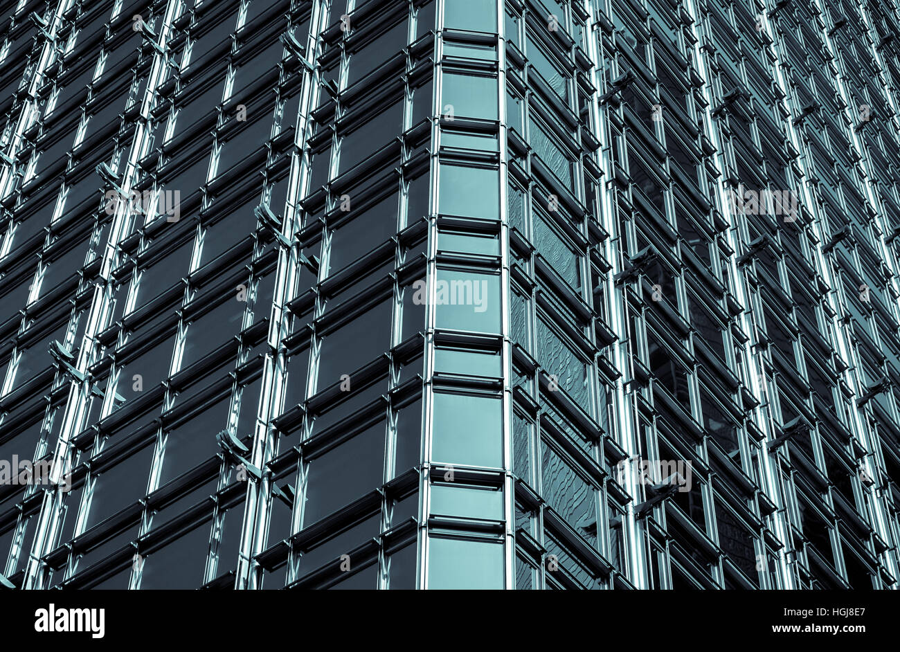 Windows of commercial building in Hong Kong Stock Photo - Alamy