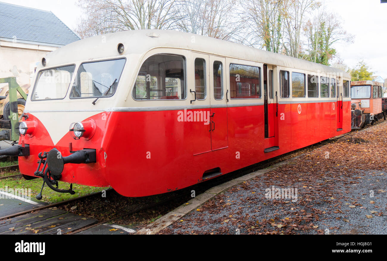 Vintage french train hi-res stock photography and images - Alamy