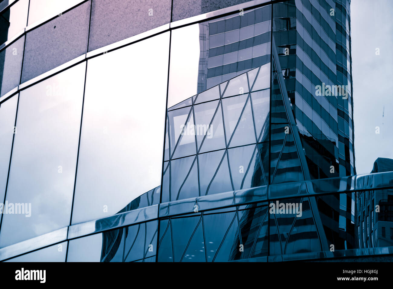 Windows of commercial building in Hong Kong Stock Photo - Alamy