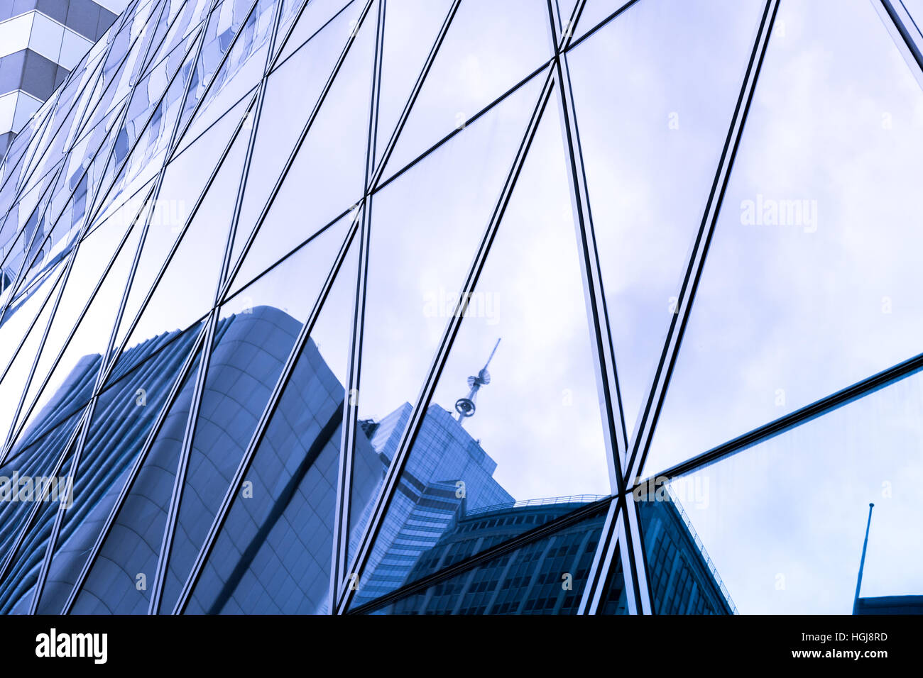 Windows of commercial building in Hong Kong Stock Photo - Alamy