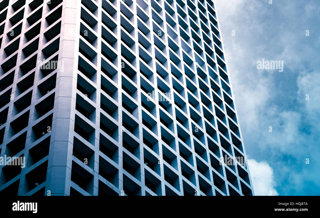 Windows of commercial building in Hong Kong Stock Photo - Alamy