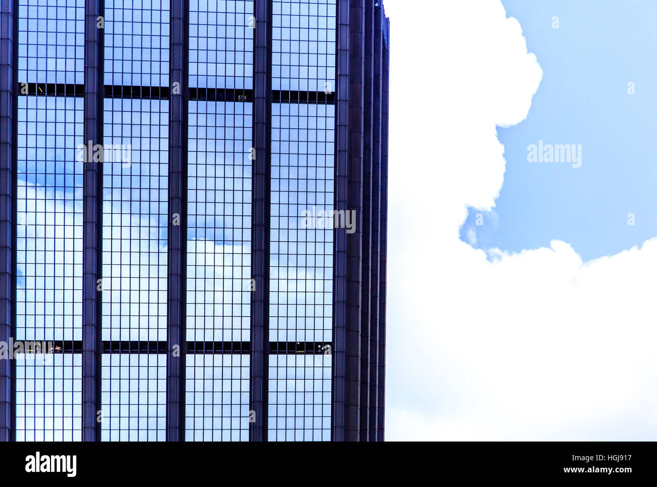 Windows of commercial building in Hong Kong Stock Photo - Alamy