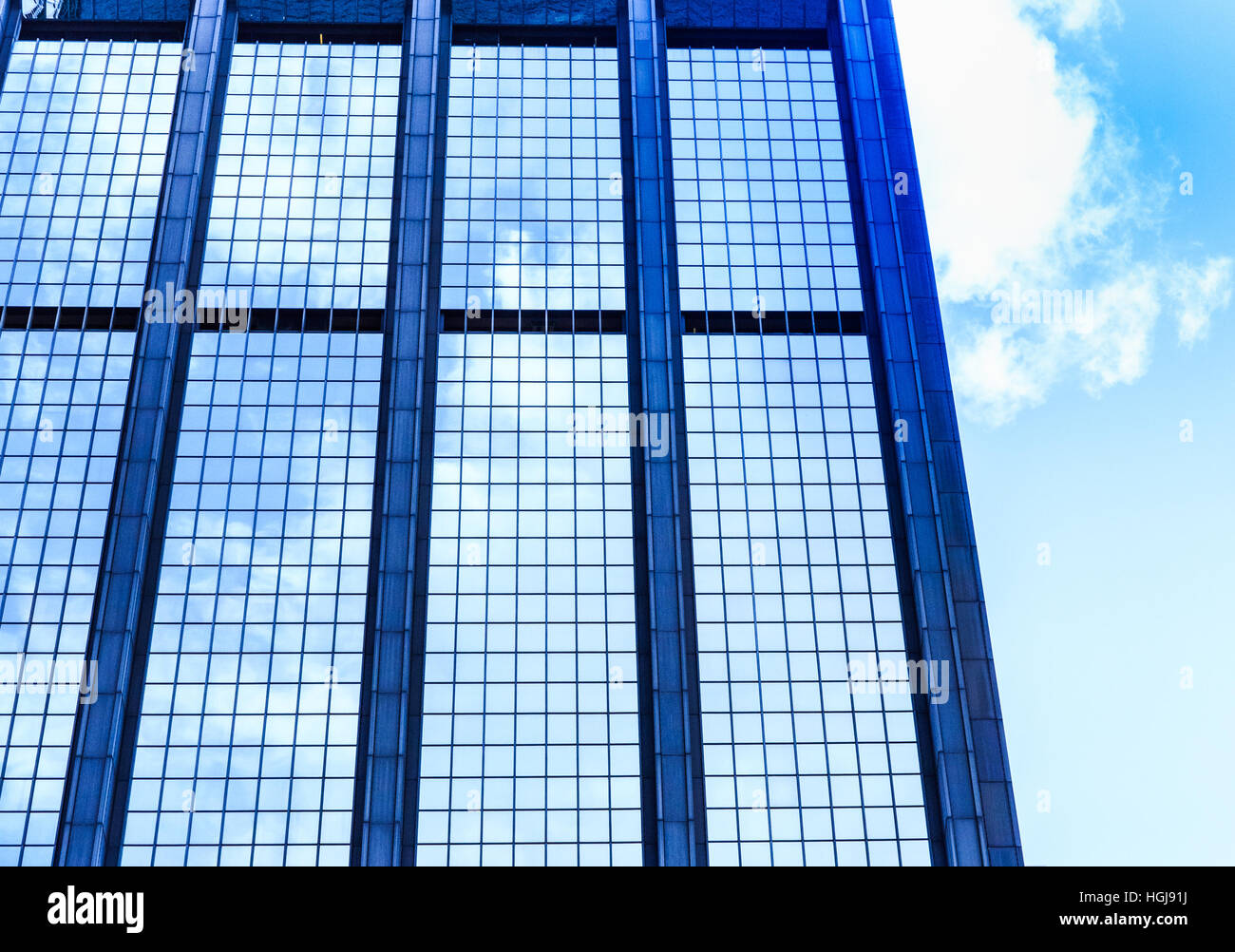 Windows of commercial building in Hong Kong Stock Photo - Alamy