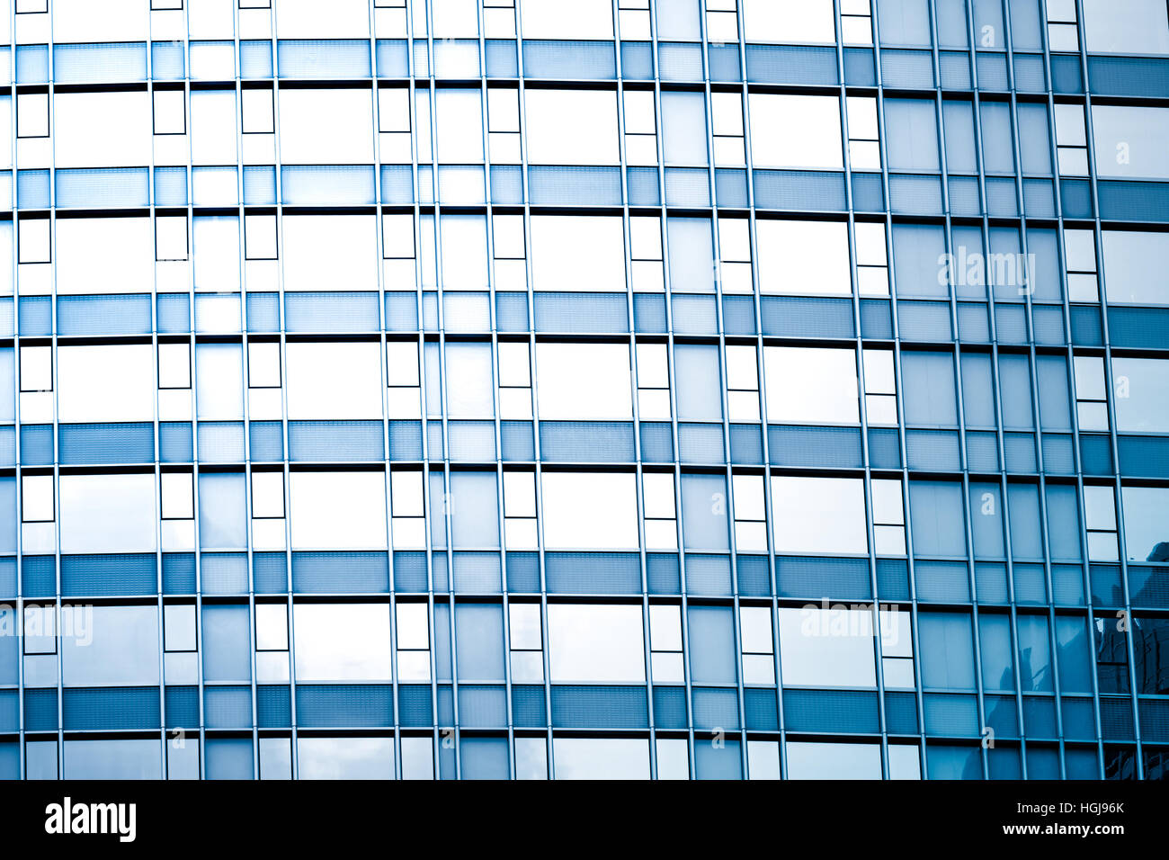 Windows of commercial building in Hong Kong Stock Photo - Alamy