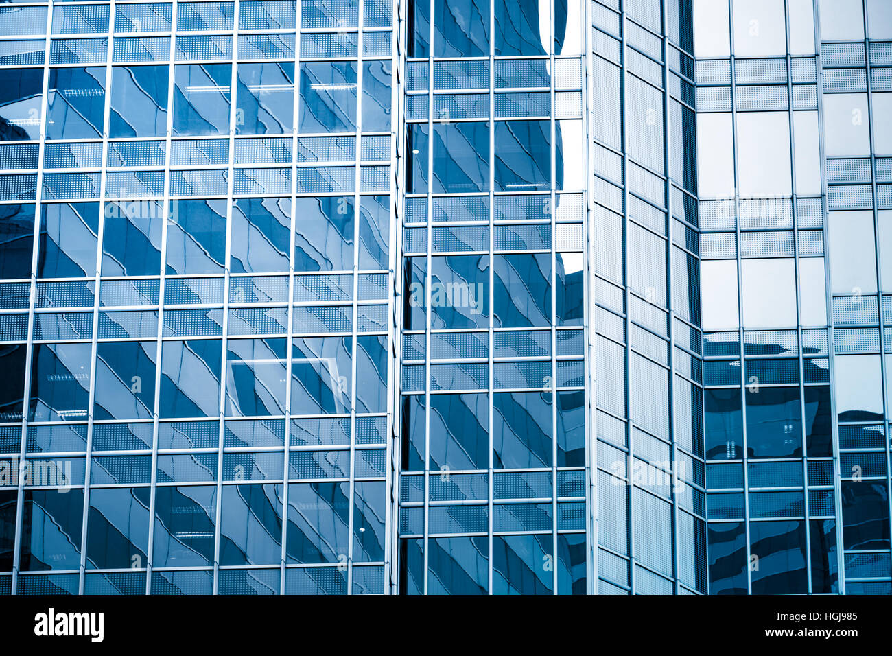 Windows of commercial building in Hong Kong Stock Photo - Alamy