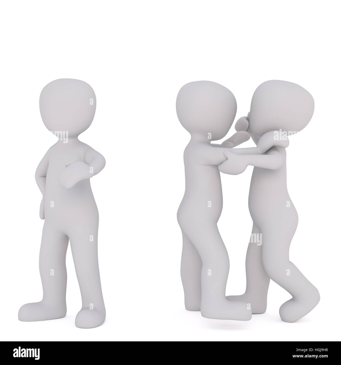 Men faceless cartoon hi-res stock photography and images - Alamy