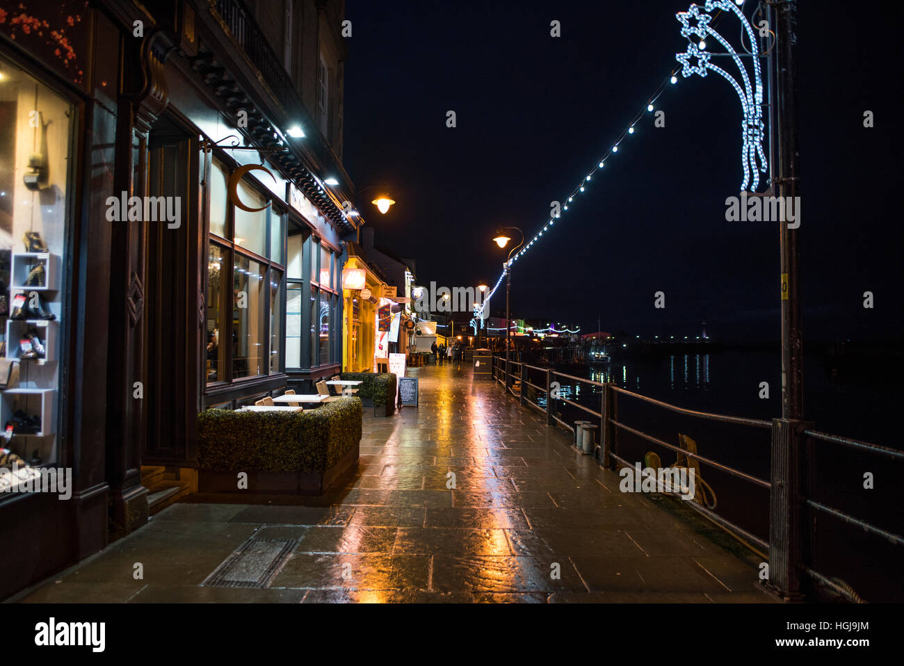 The wonderful historic town of Whitby, North Yorkshire, with its many ...