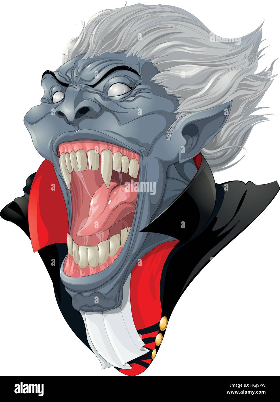 evil vampire picture Stock Vector Image & Art - Alamy