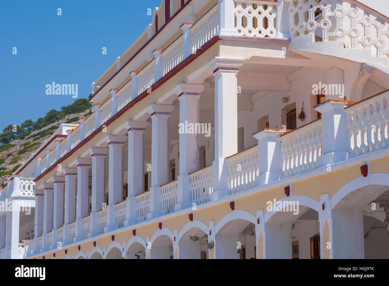 Buildings associated The Holy Monastery of Archangel Michael Panormitis ...