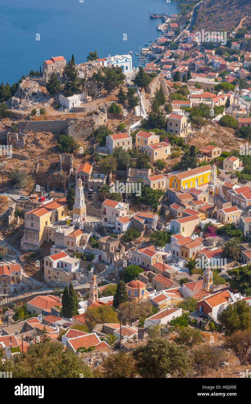 Church horio symi dodecanese greek hi-res stock photography and images ...