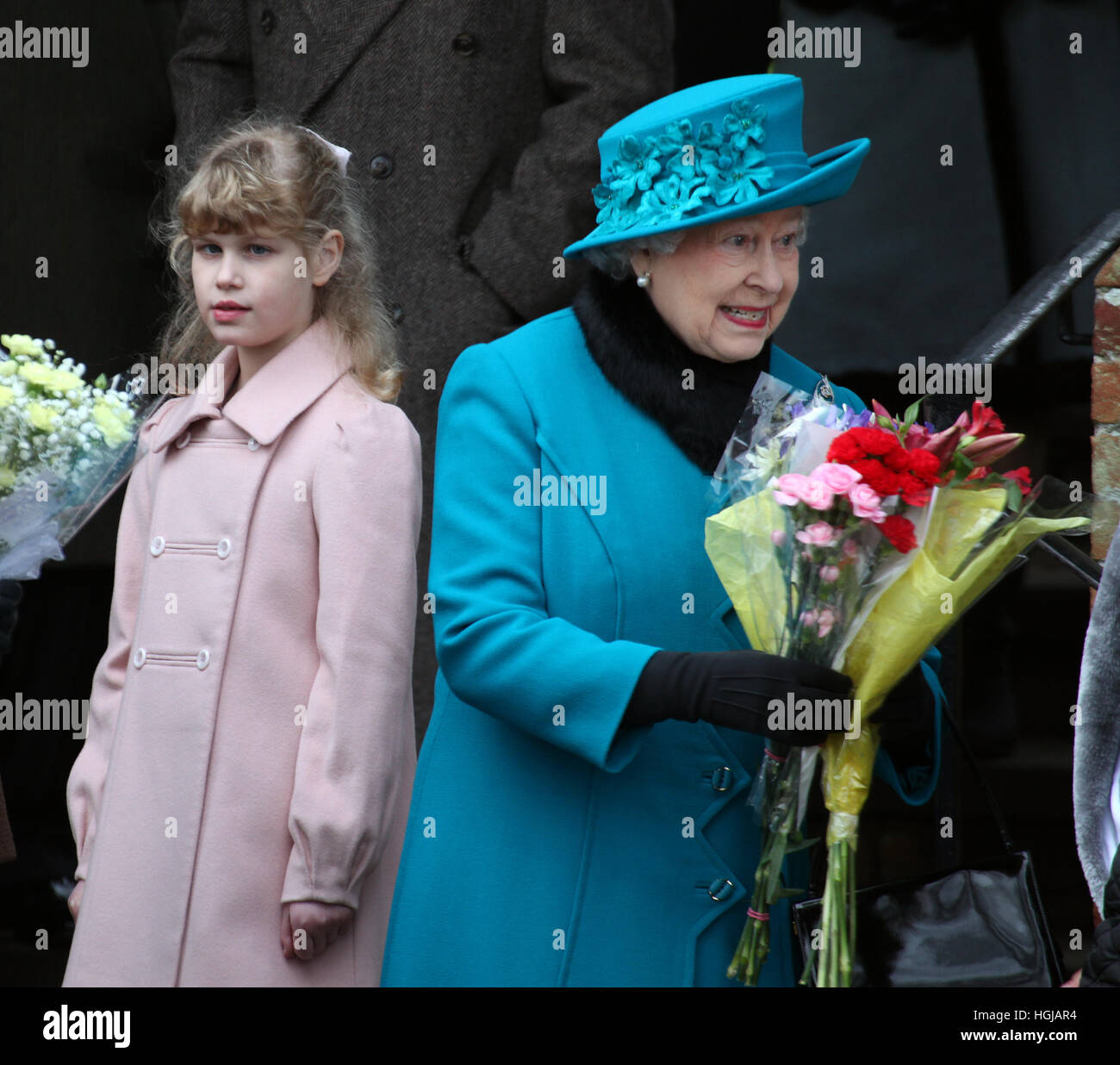 The Royal family attend the church of St Mary Magdalene of the ...