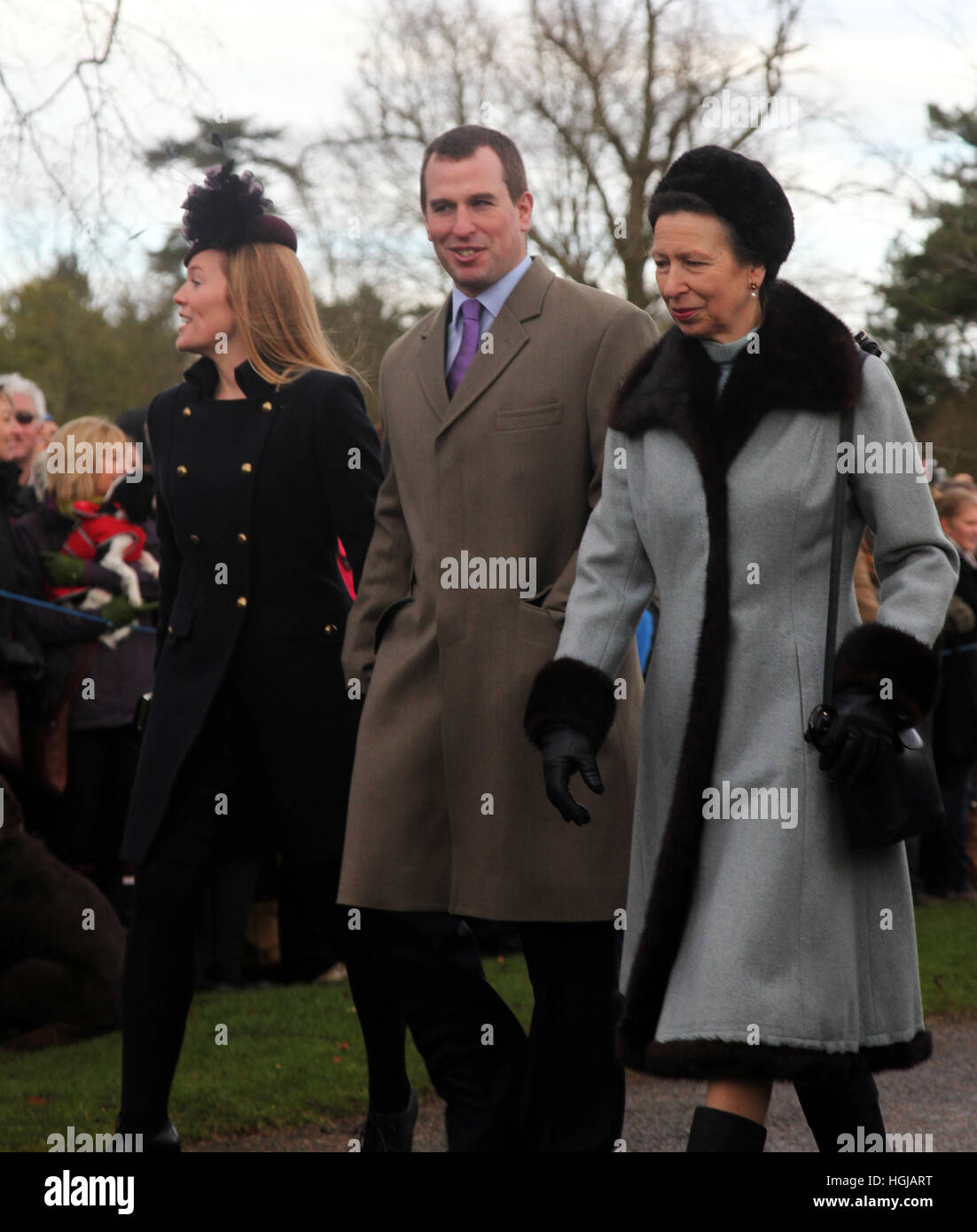 The Royal Family Attend the church of St Mary Magdalene on the ...