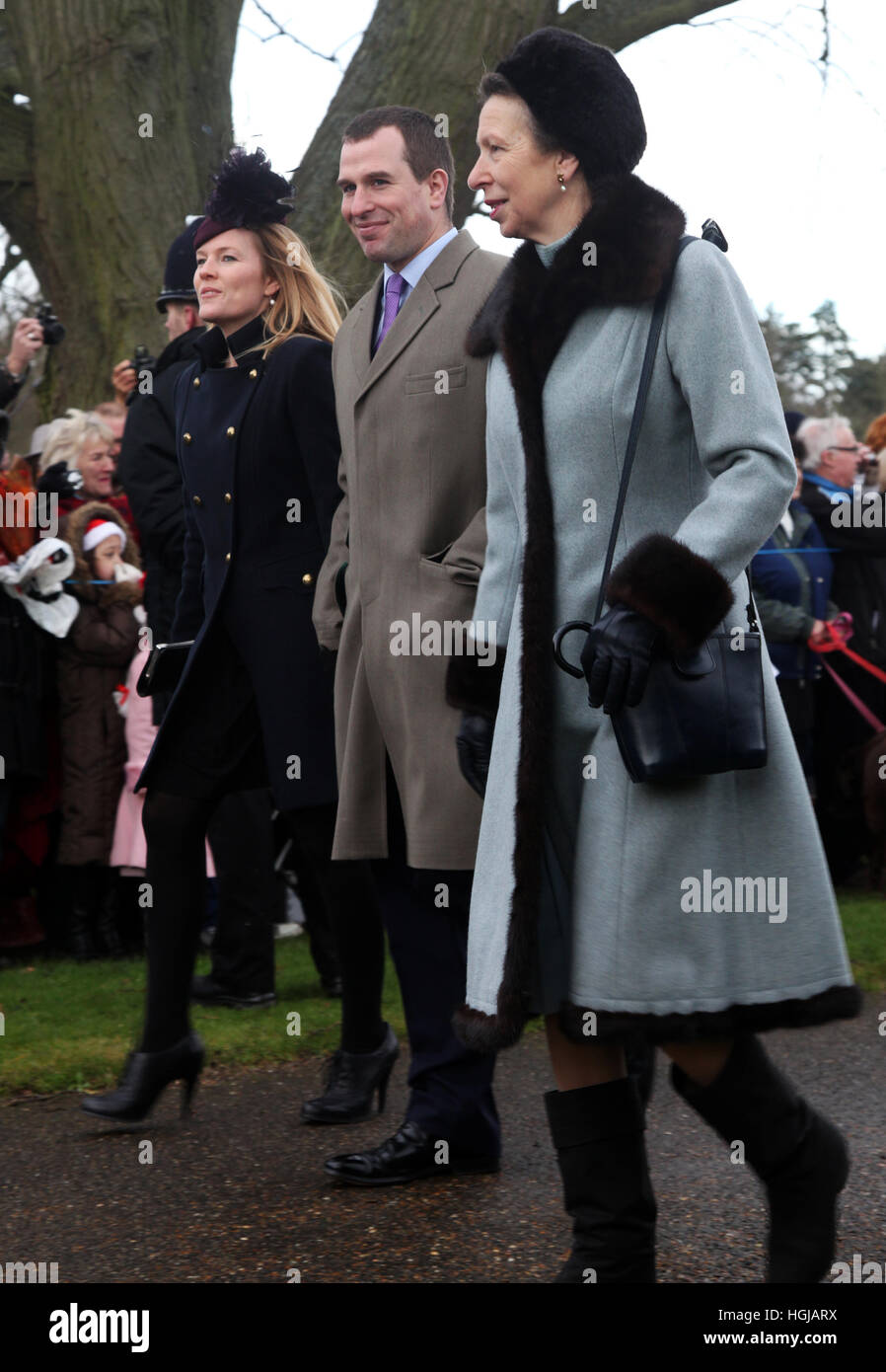 The Royal Family Attend the church of St Mary Magdalene on the ...