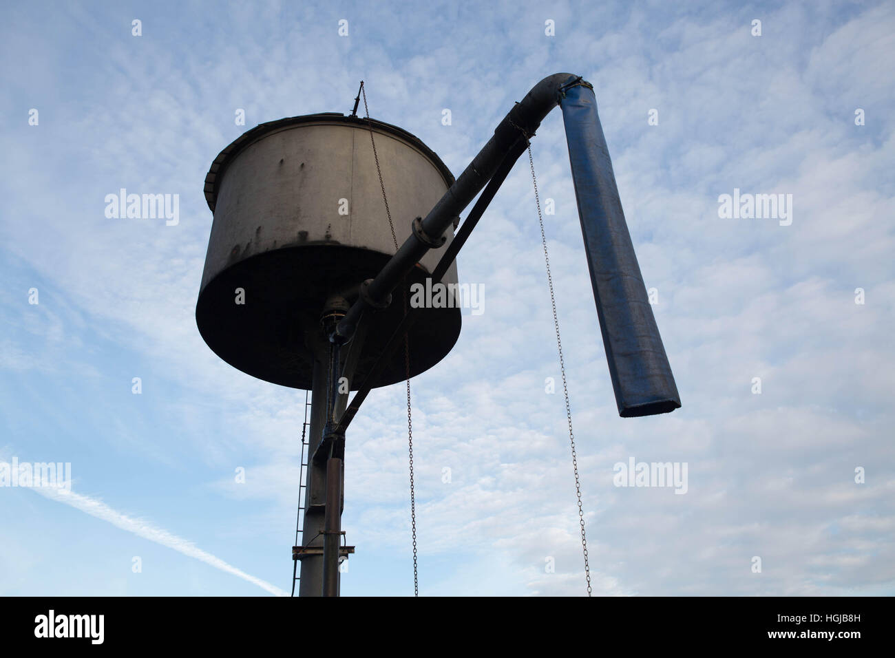 Steam train water tower hi-res stock photography and images - Alamy
