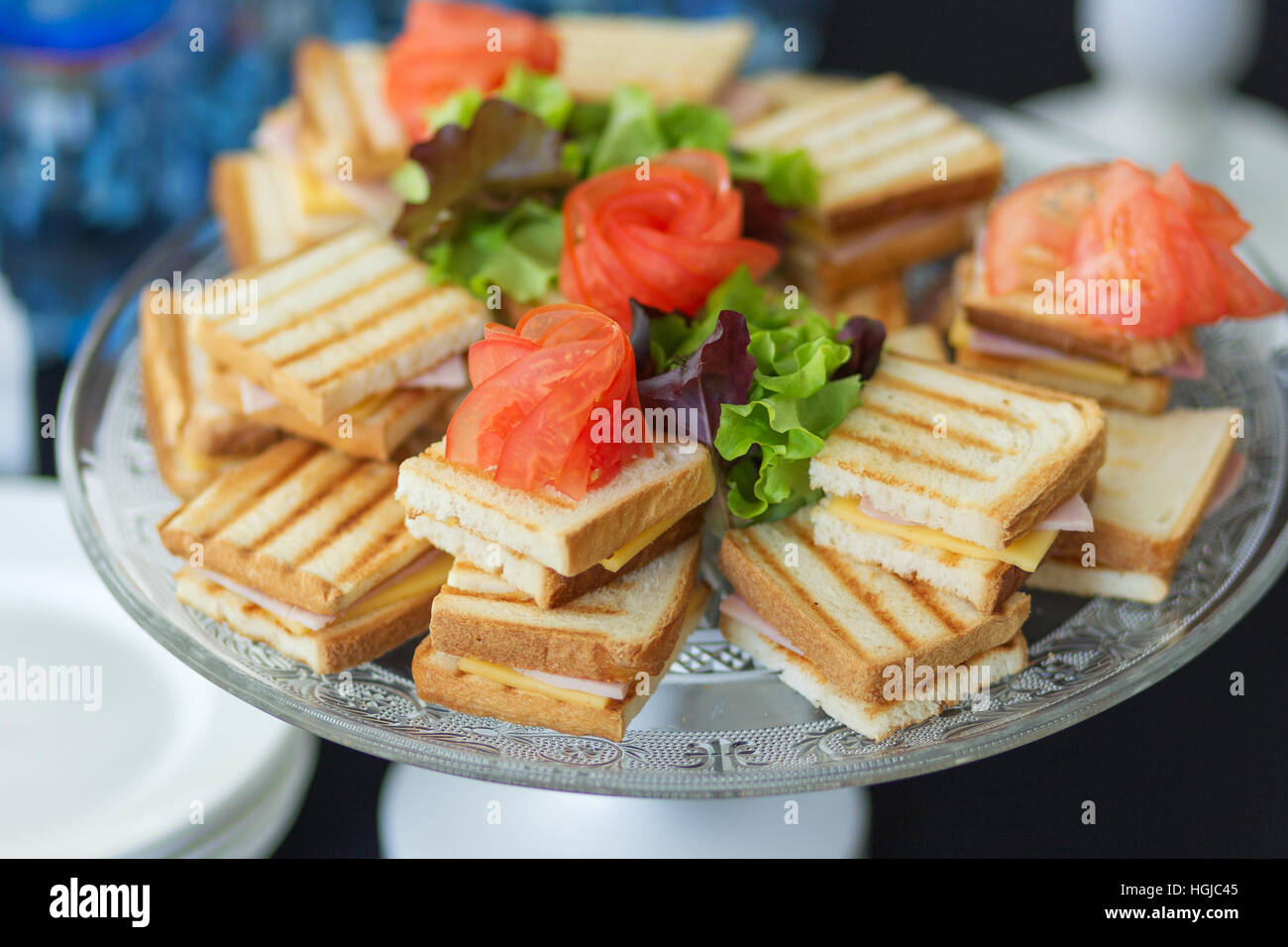 Club sandwich plate hi-res stock photography and images - Alamy