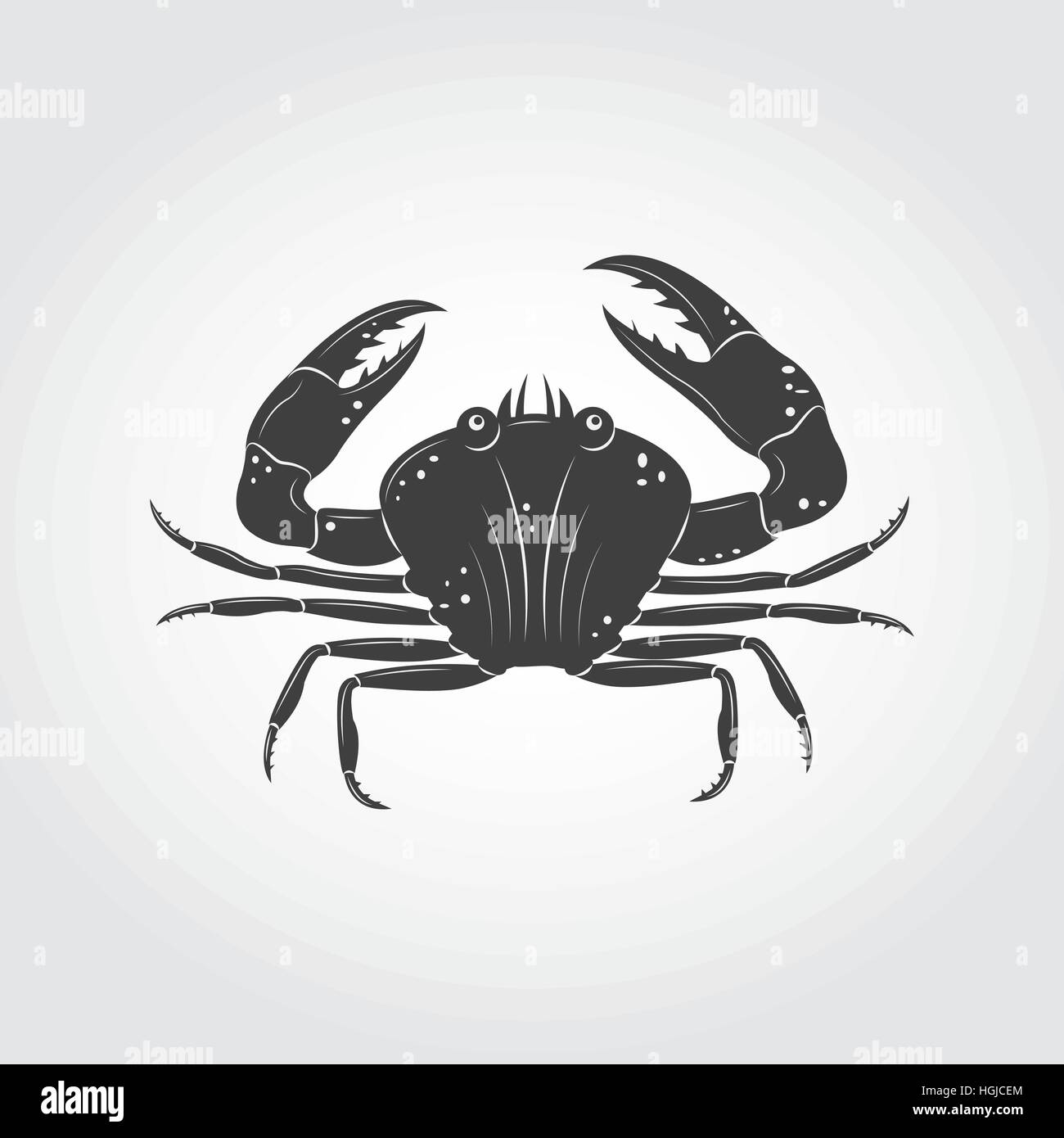 Red stone crab Stock Vector Images - Alamy