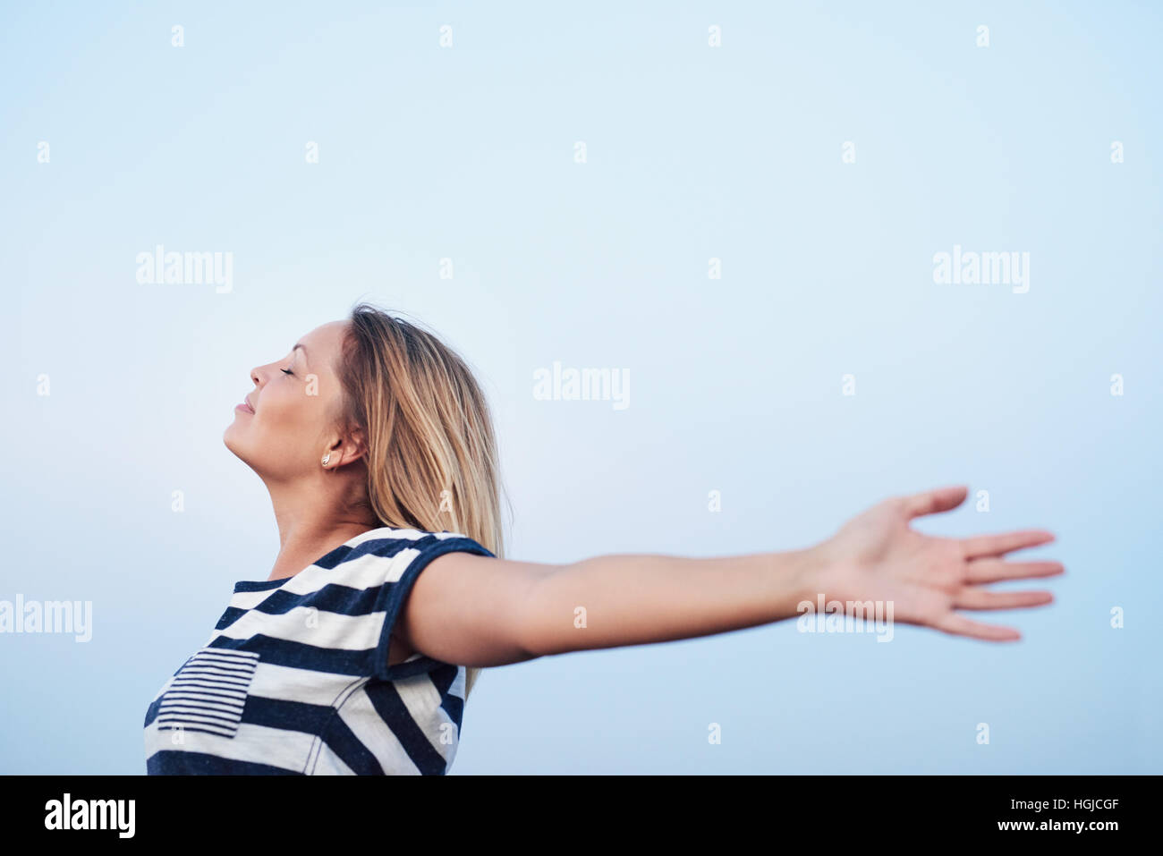 Beautiful young woman feeling hi-res stock photography and images - Alamy