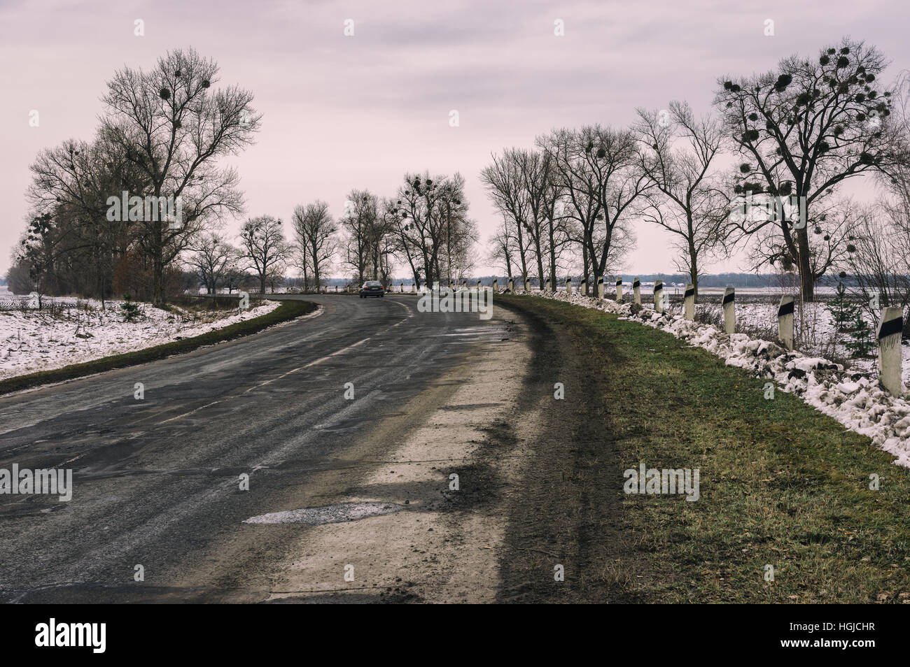 Depressed road hi-res stock photography and images - Alamy