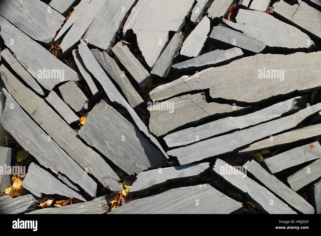 A slate path Stock Photo - Alamy