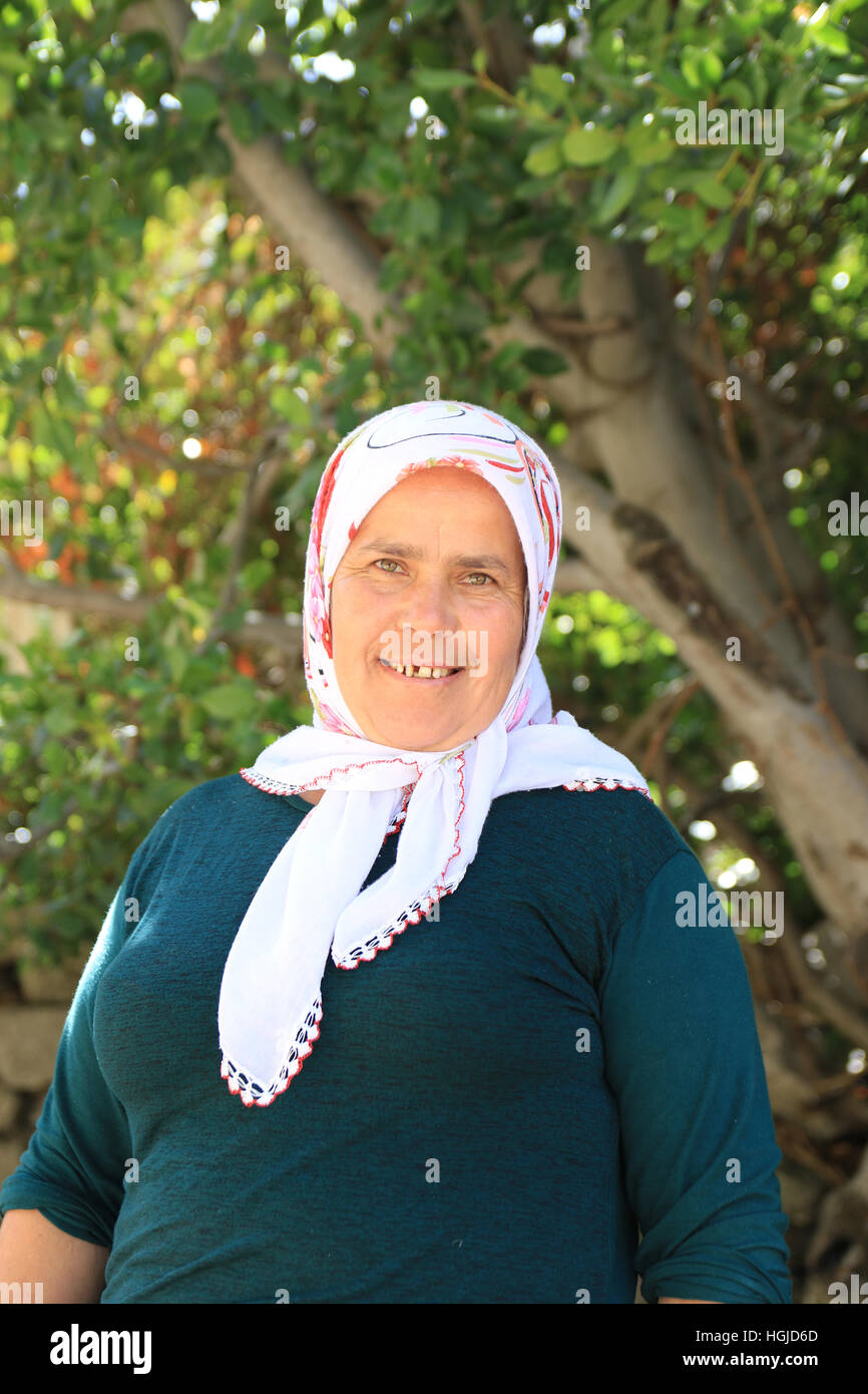 Traditional Turkish lady Stock Photo - Alamy