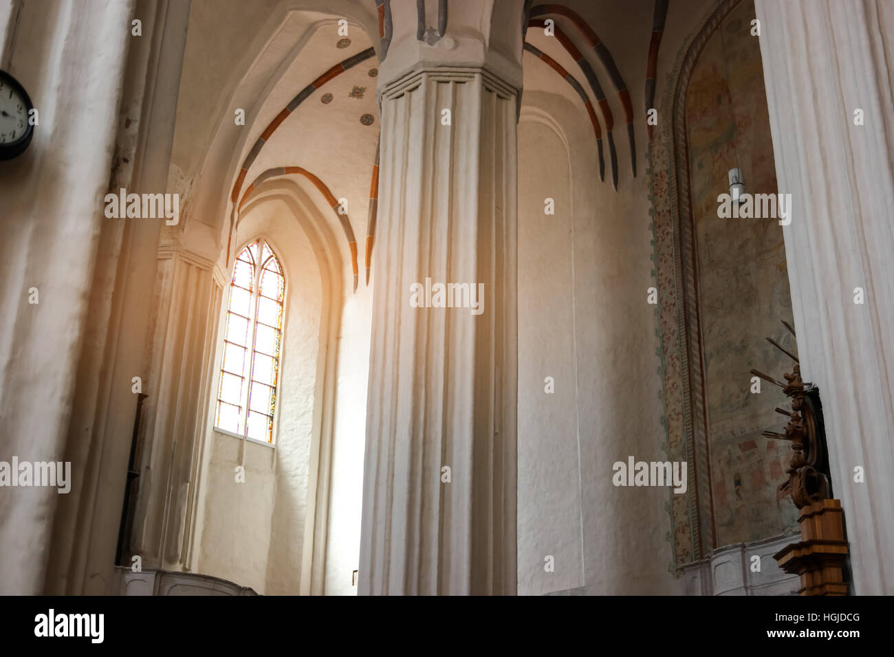 Window inside church Stock Photo - Alamy