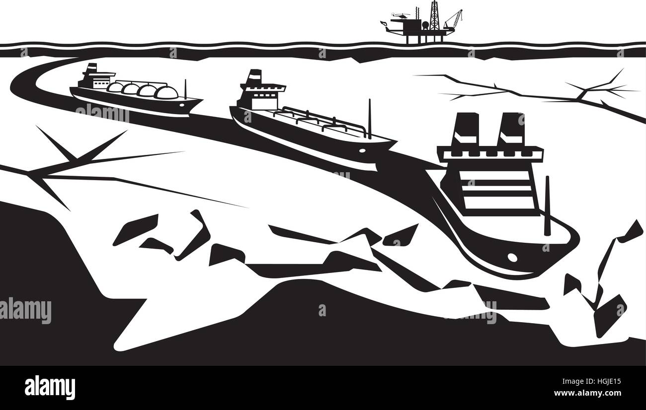 Icebreaker ships Stock Vector Images - Alamy