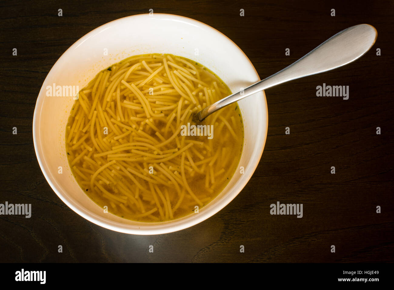 European noodle soup Stock Photo - Alamy