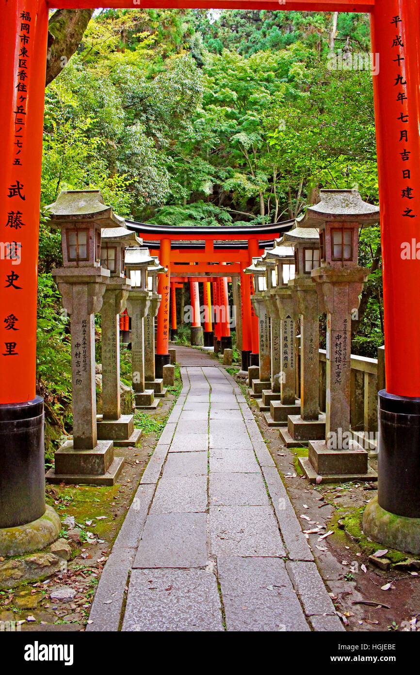 Stone torii gates hi-res stock photography and images - Alamy