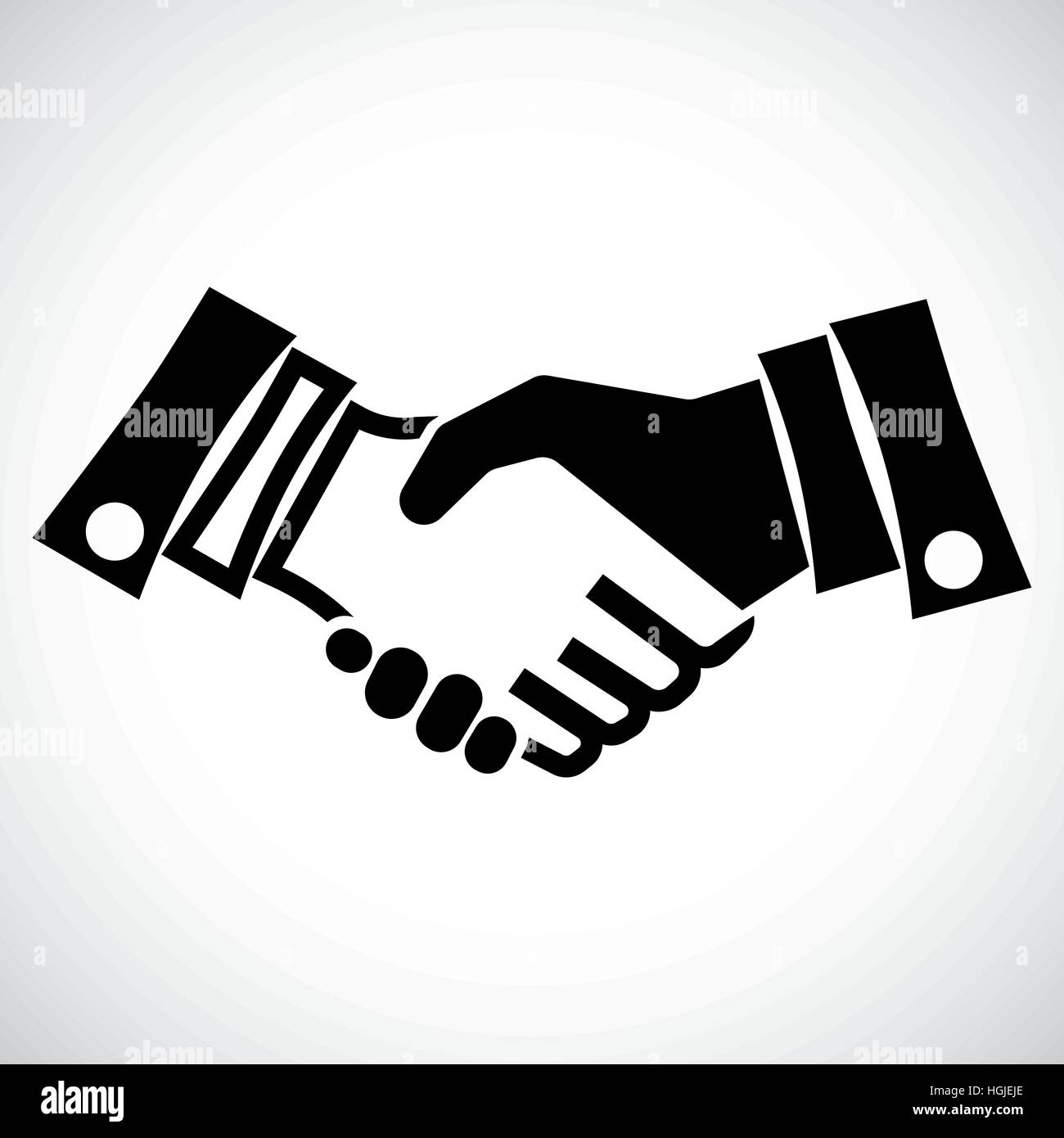 Icon Shape flat design Handshake for creative use in graphic design ...