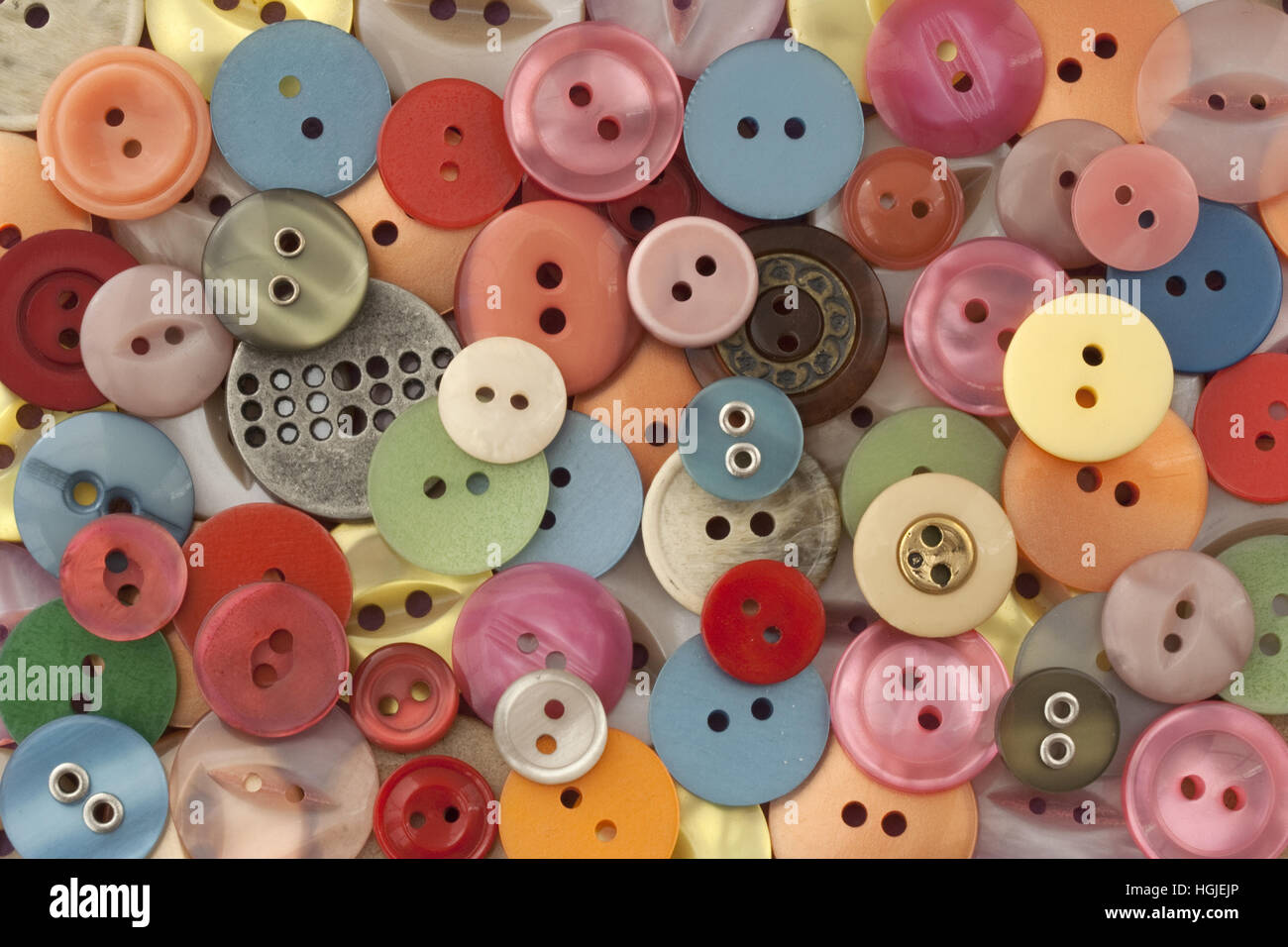 Colourful sewing buttons Stock Photo - Alamy