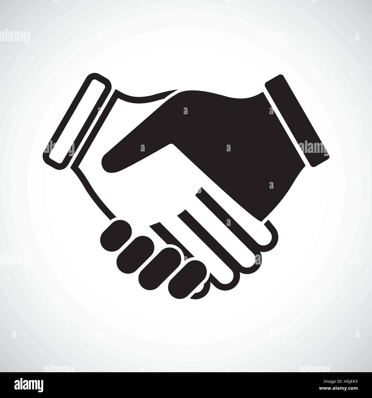 Icon Shape Handshake for creative use in graphic design Stock Vector ...