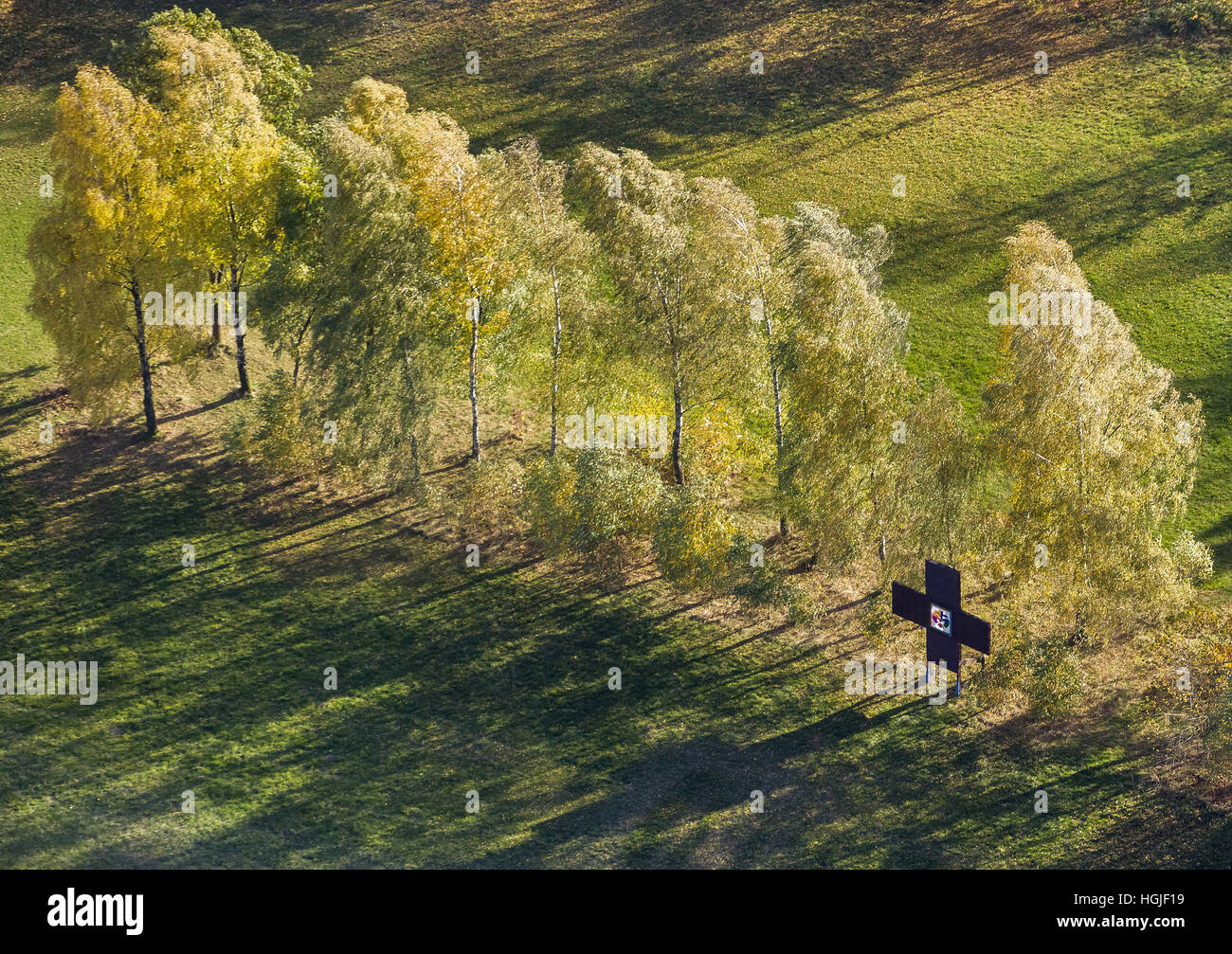 Aerial view, German Scout Association of St. George with Saint George ...