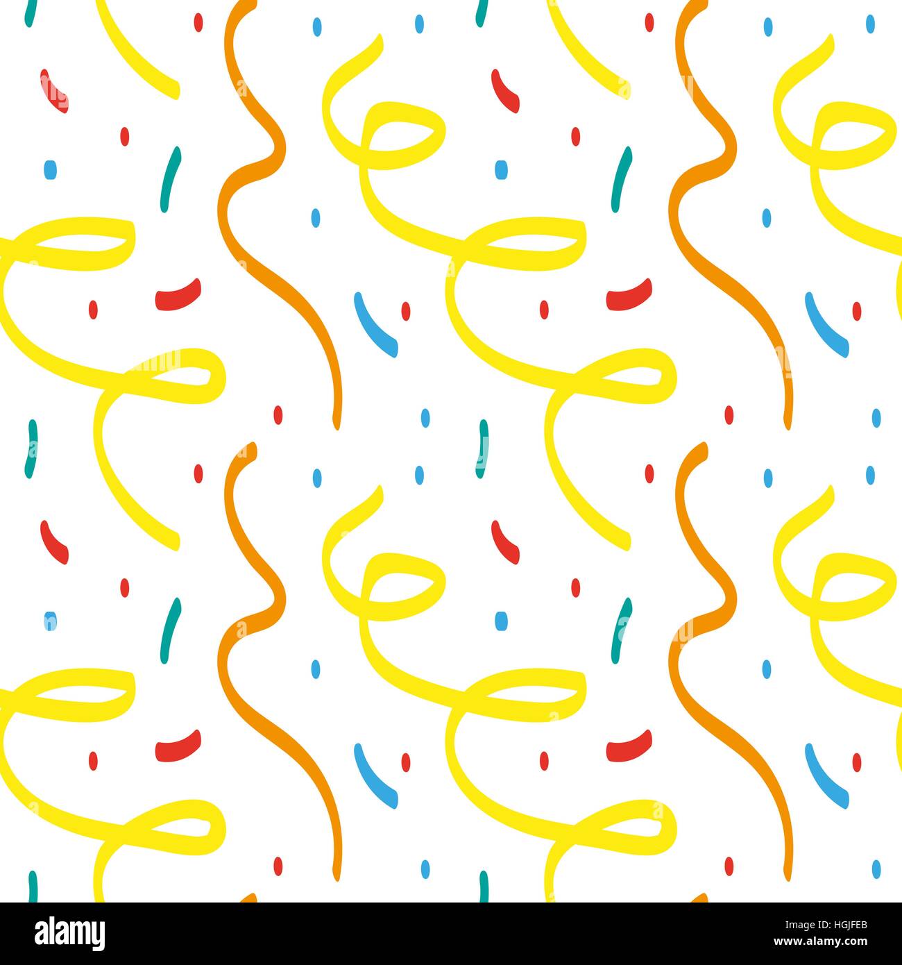 Festive confetti seamless pattern. Modern, geometric repeating texture ...