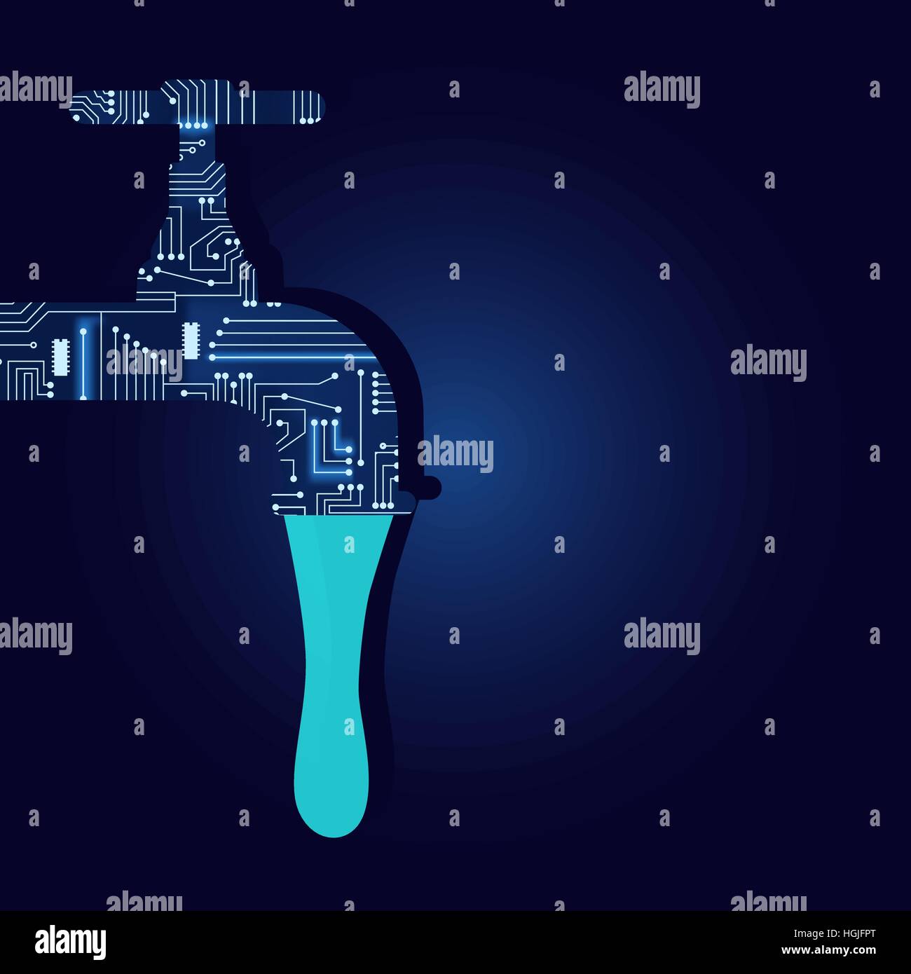 Circuit board washing machine Stock Vector Images - Alamy