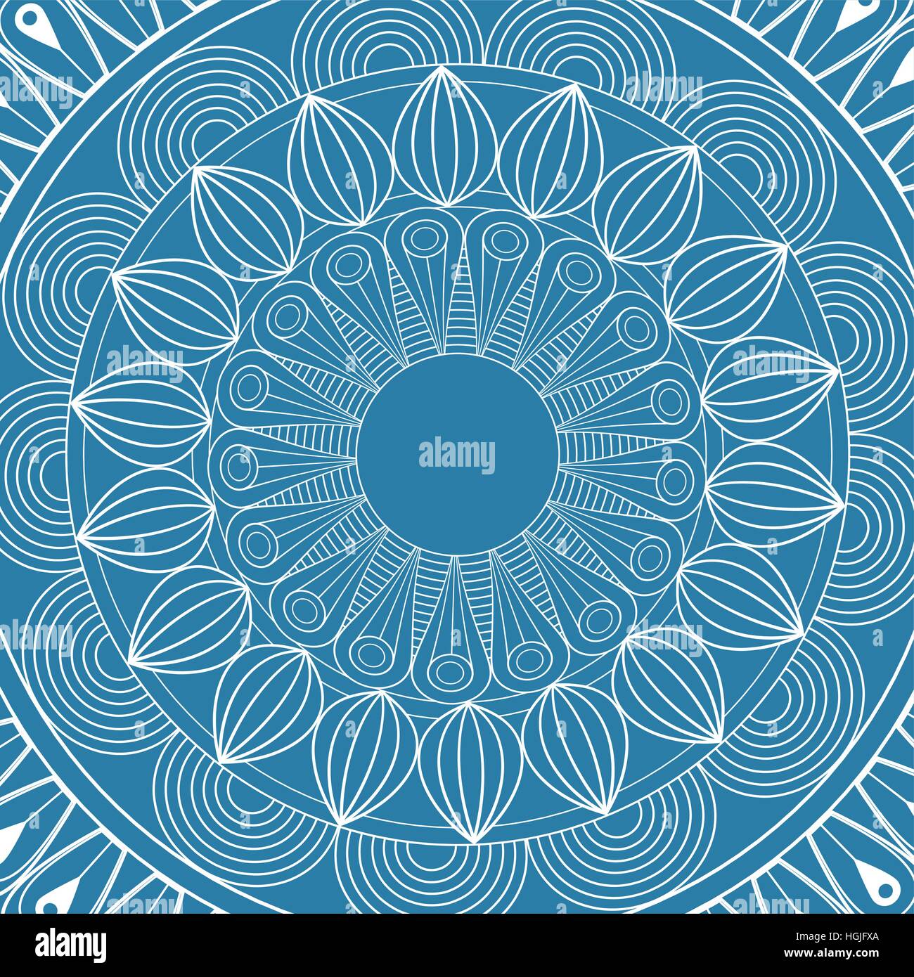 mandala mystical scheme blue background Stock Vector Image & Art - Alamy