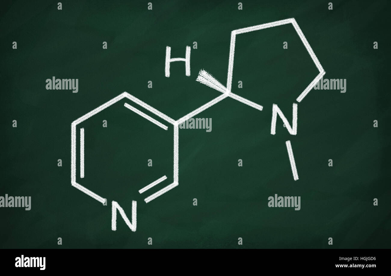 Chemistry chemical formula nicotine hi-res stock photography and images ...