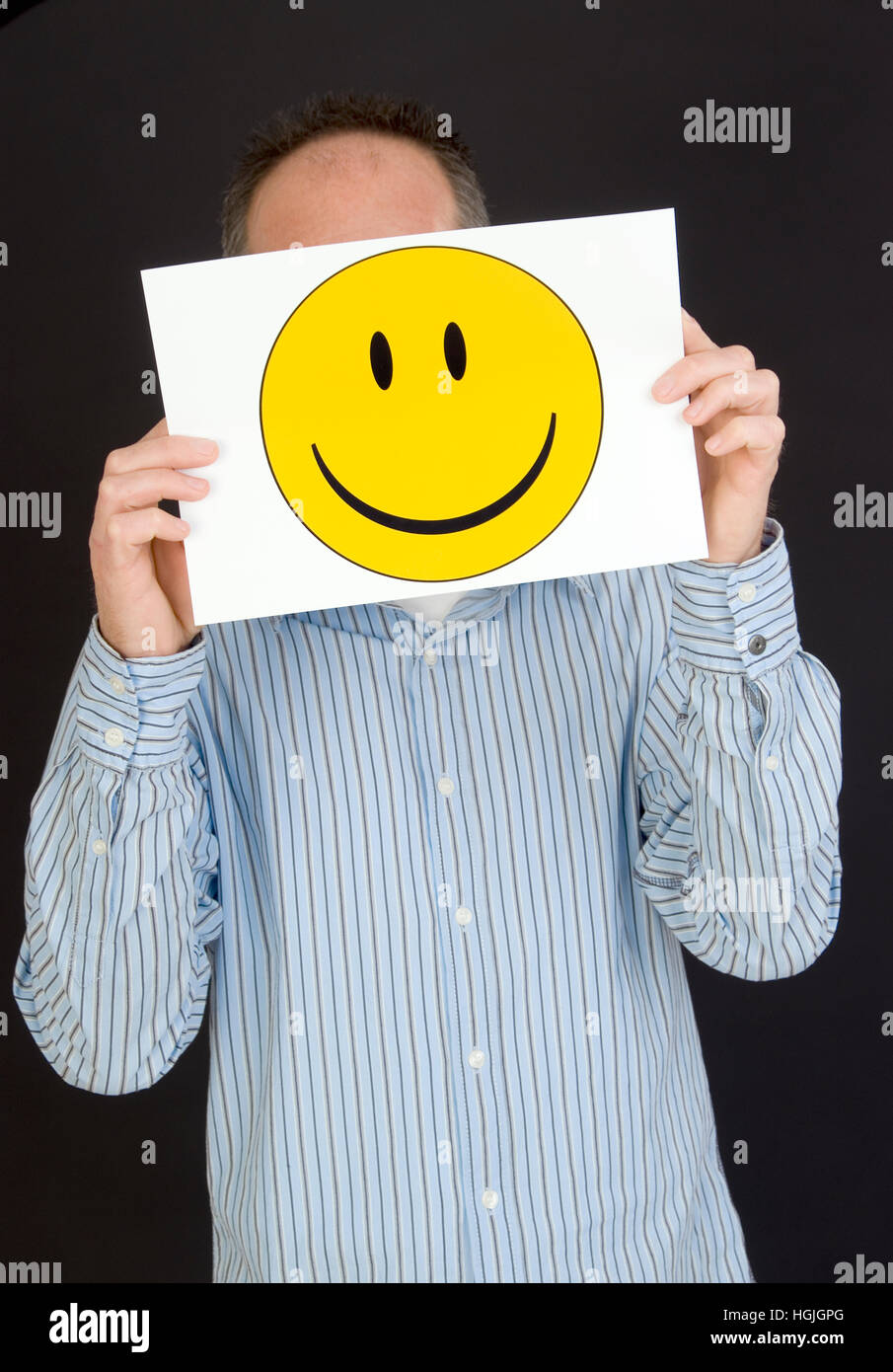 Guy Drawing Smiley Face