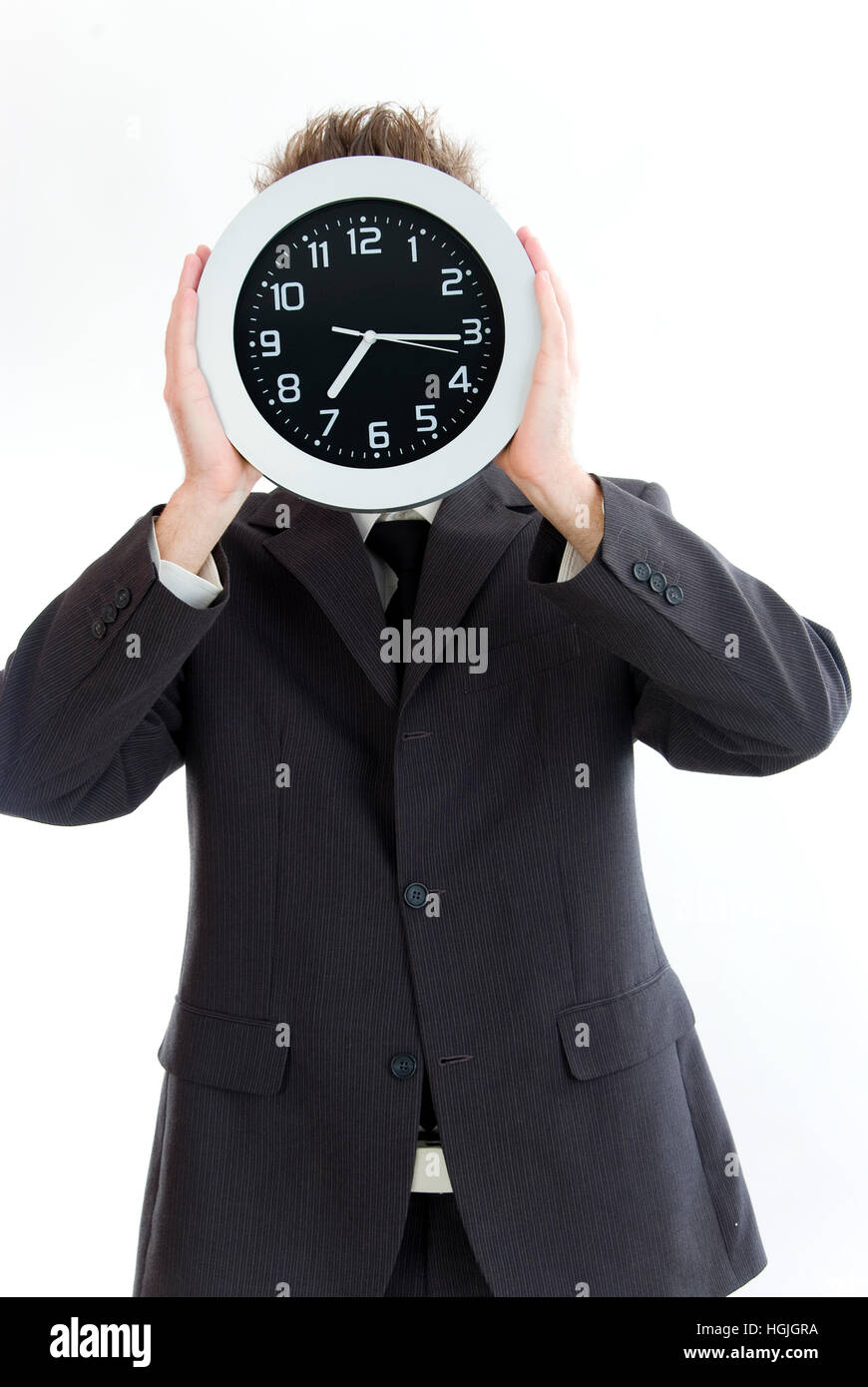 Symbol for working time Stock Photo - Alamy