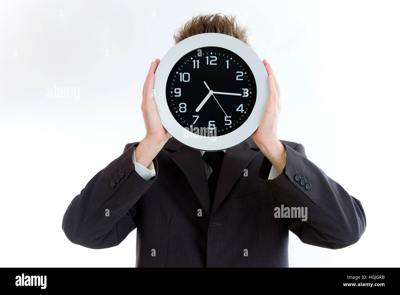 Symbol for working time Stock Photo - Alamy