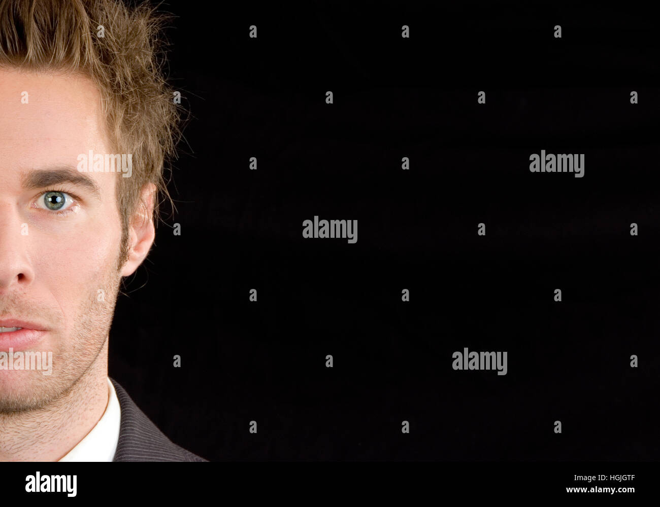 Face of a man Stock Photo - Alamy