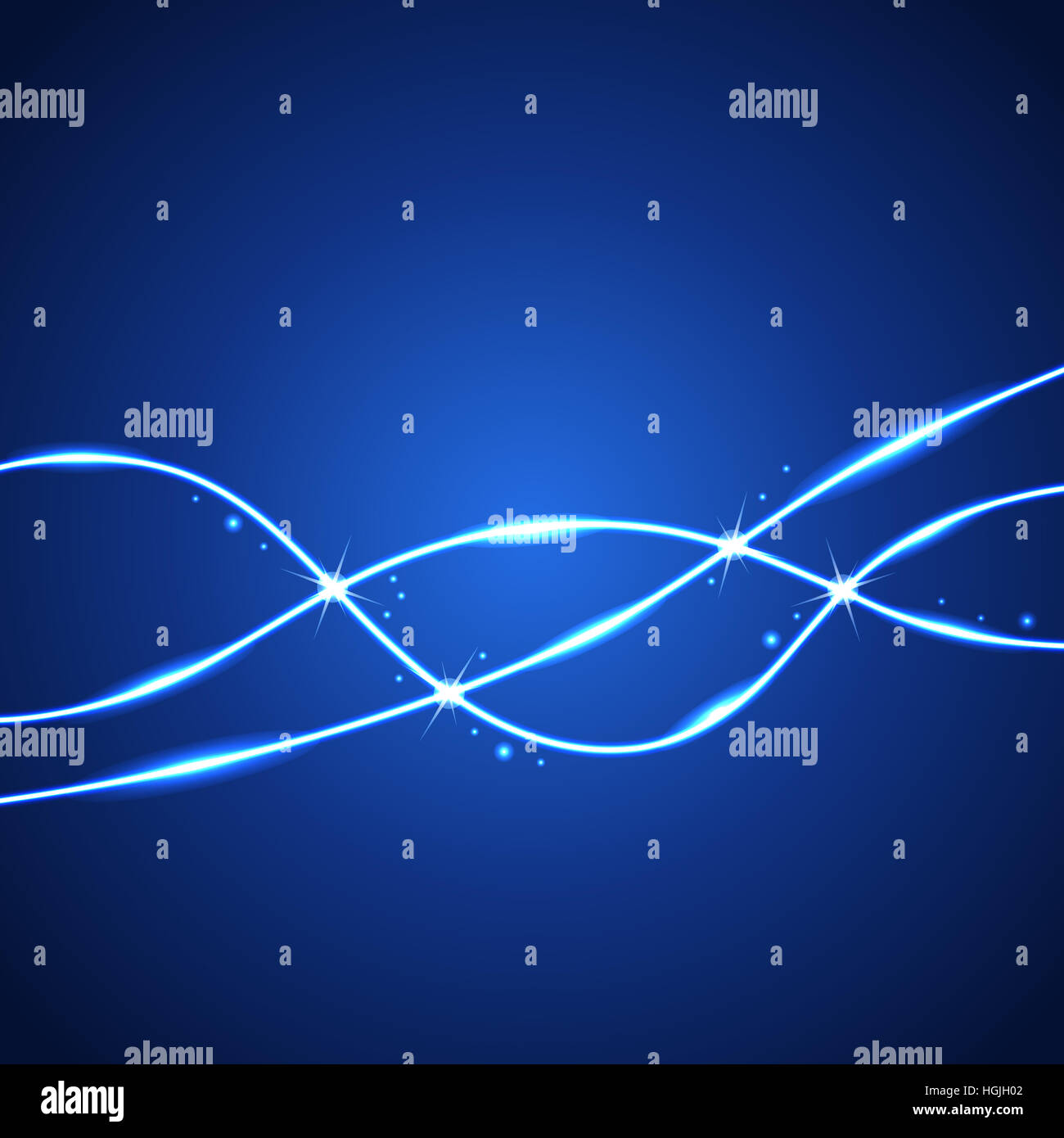 Electric light effect. Vector illustration Stock Photo - Alamy