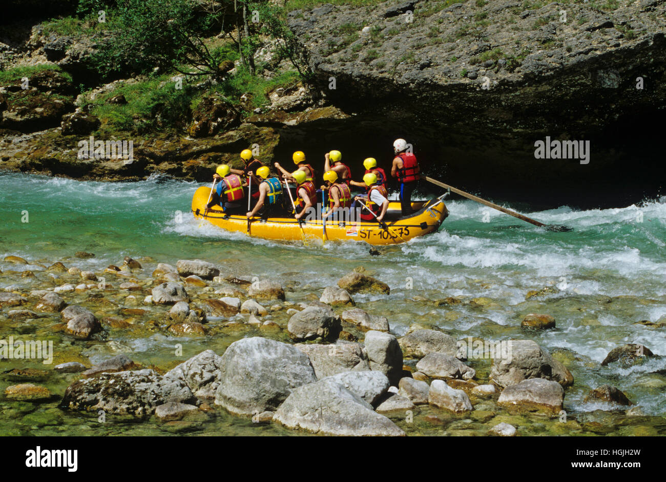 Rafting on Salza River, Wildalpen, Styria, Austria Stock Photo - Alamy
