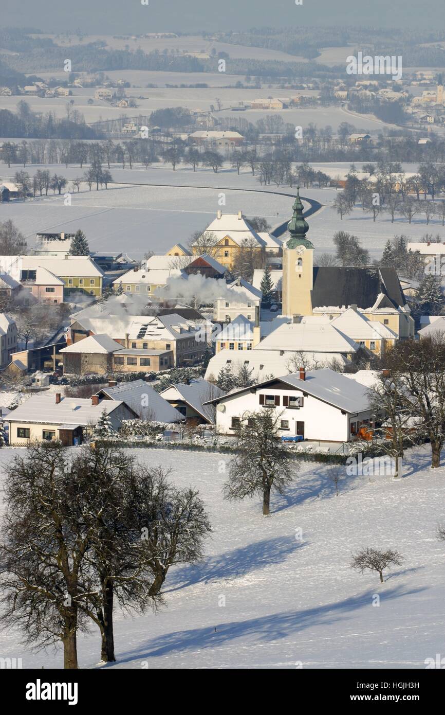 Village Biberbach, Lower Austria, Mostviertel Region, Austria Stock ...