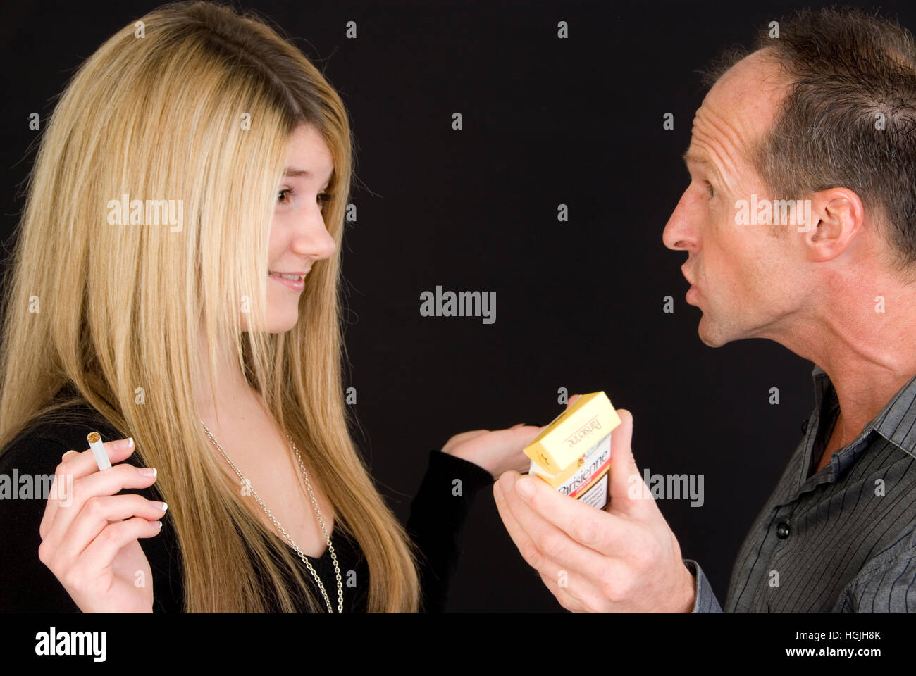 Father with teenage daughter hi-res stock photography and images - Alamy