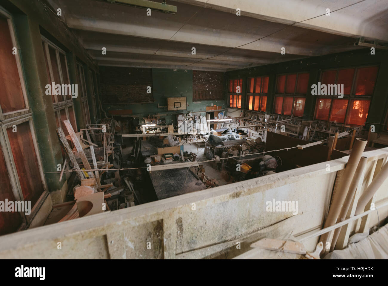 Inside old warehouse hi-res stock photography and images - Alamy