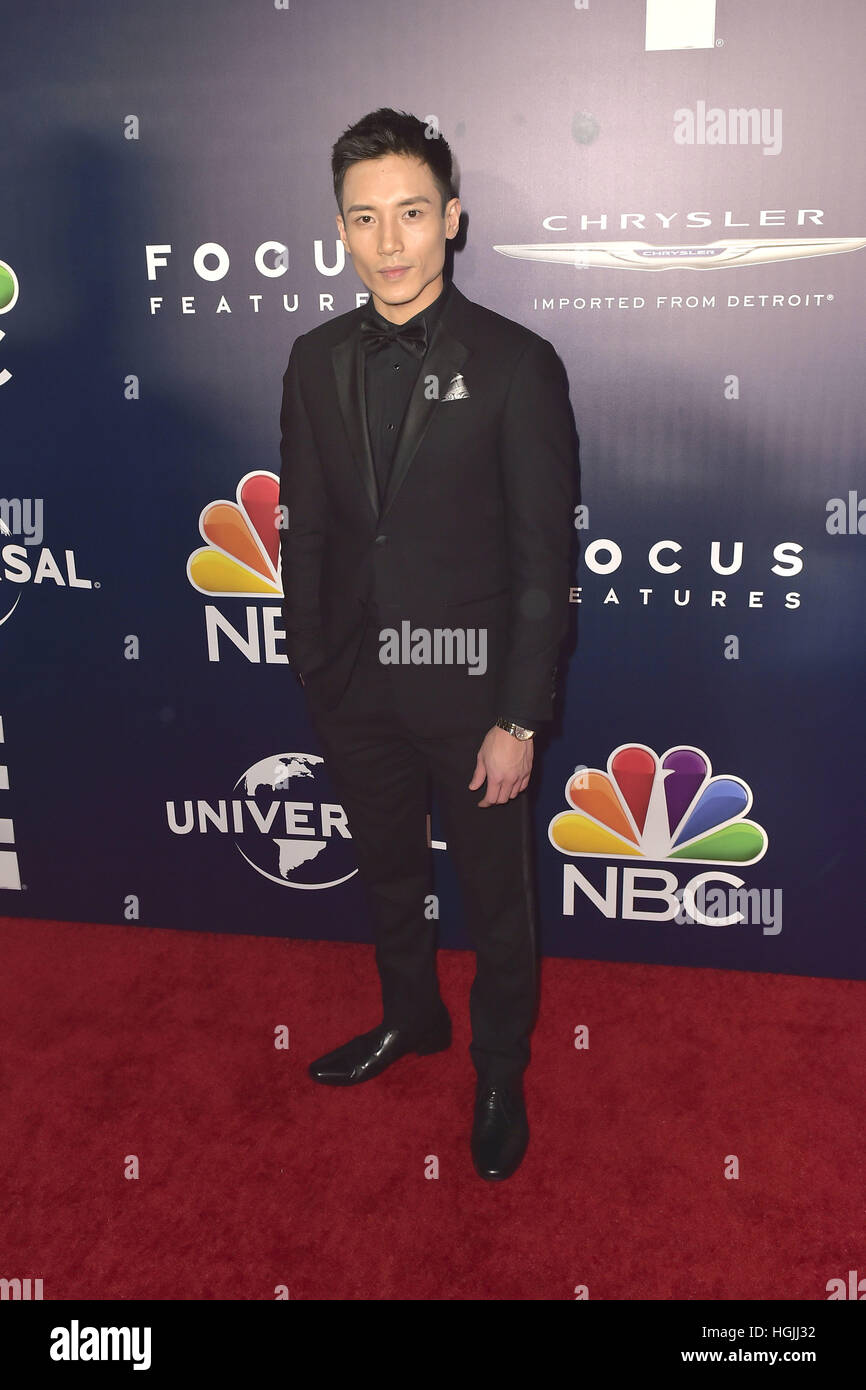 Beverly Hills, California. 8th Jan, 2017. Manny Jacinto attends the NBC ...