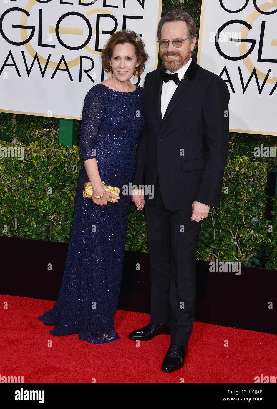 Los Angeles, USA. 08th Jan, 2017. Robin Dearden, Bryan Cranston 644 ...