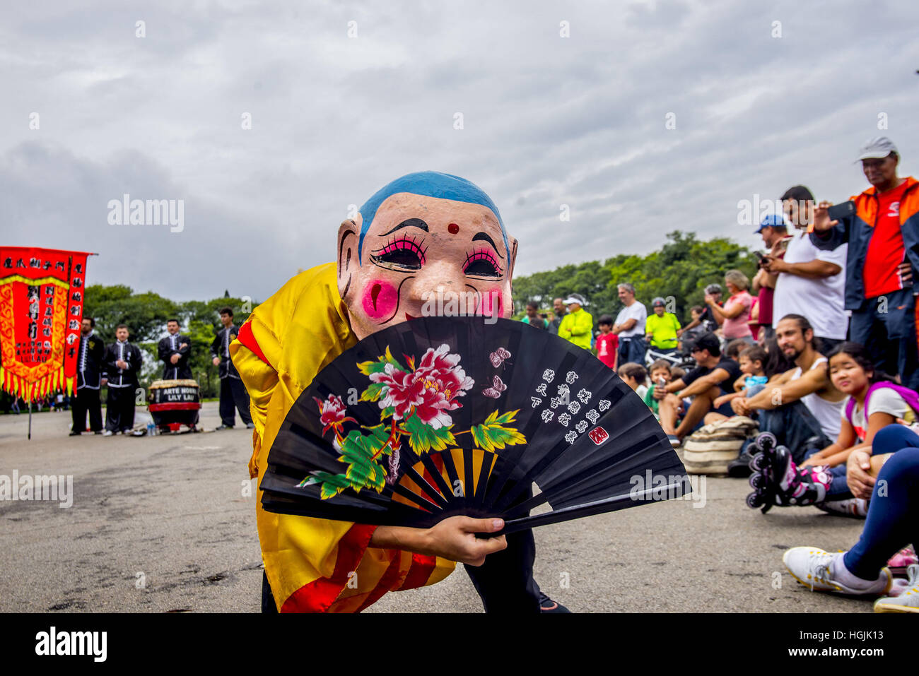 Sao Paulo, Brazil. 22nd January, 2017. Chinese residents in Brazil ...