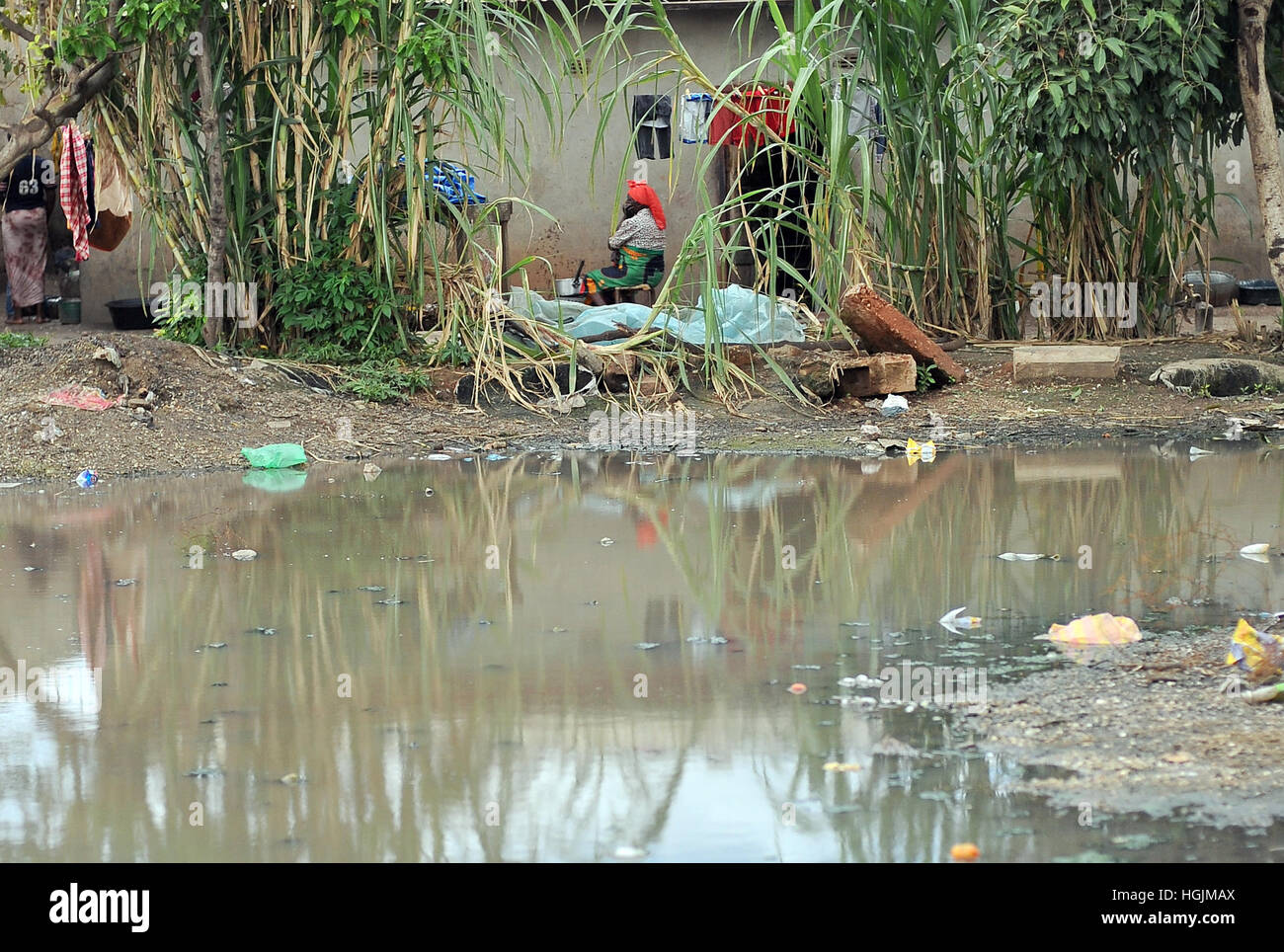 Zambia lusaka slum hi-res stock photography and images - Alamy