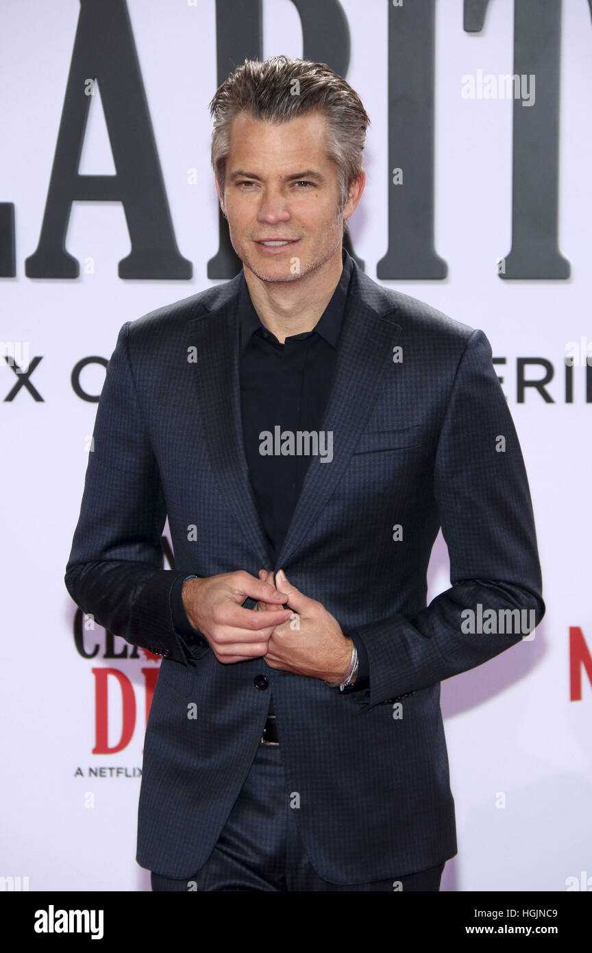 Berlin, Germany. 20th Jan, 2017. Timothy Olyphant attends the Netflix ...